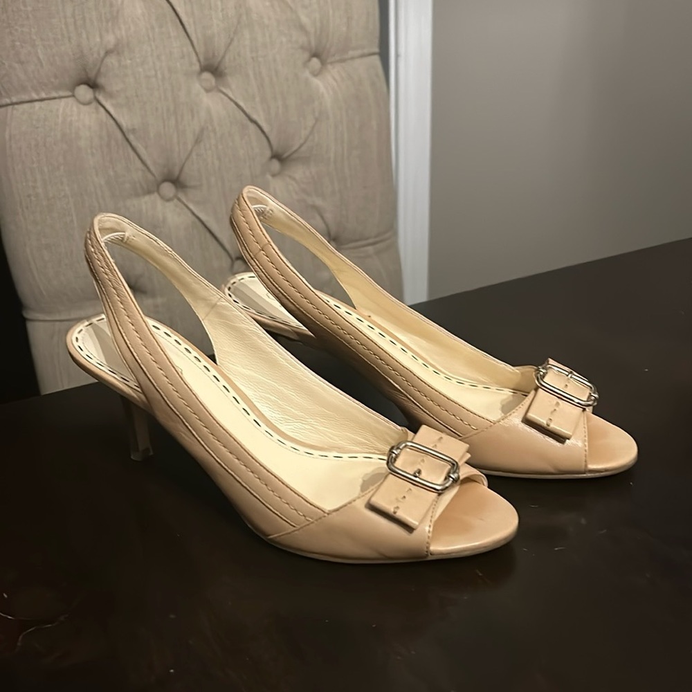 Coach Miranda Slingback Heels - Like New! - Gem